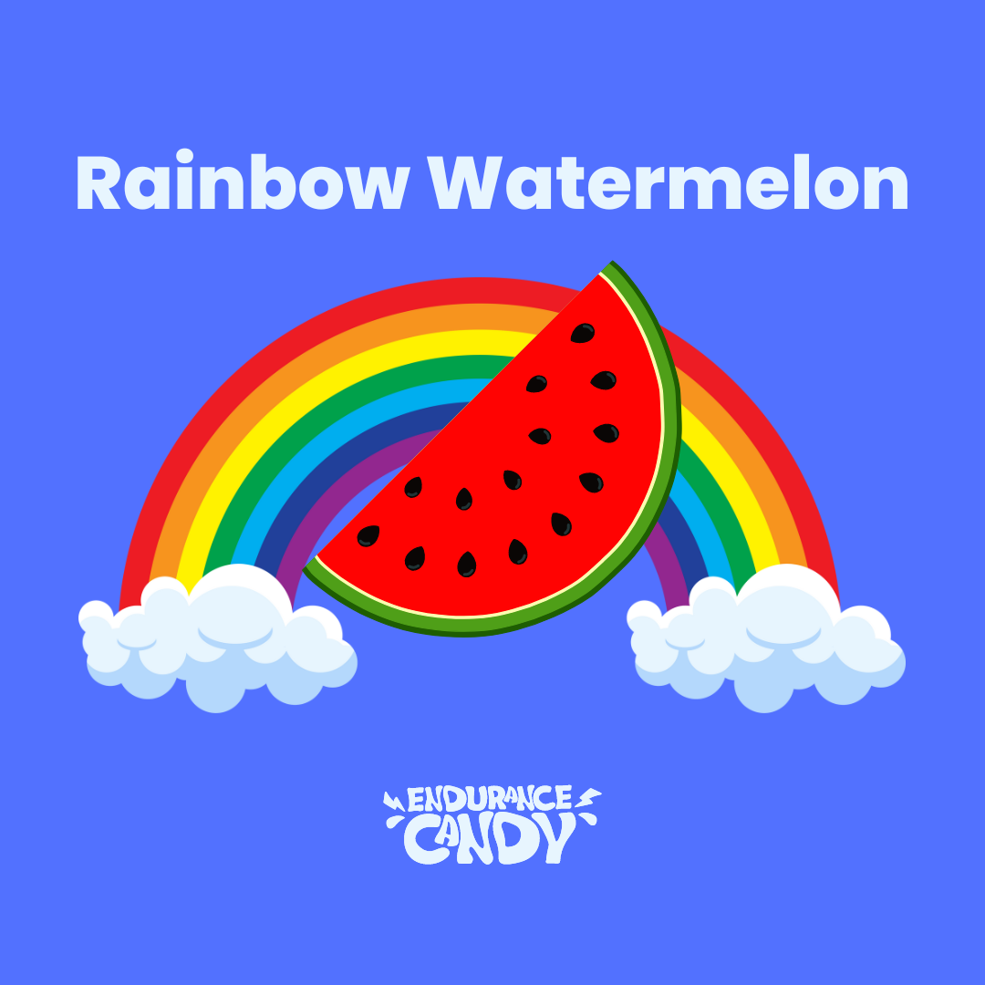 Rainbow Watermelon Electrolyte Candy Drops – Endurance Candy